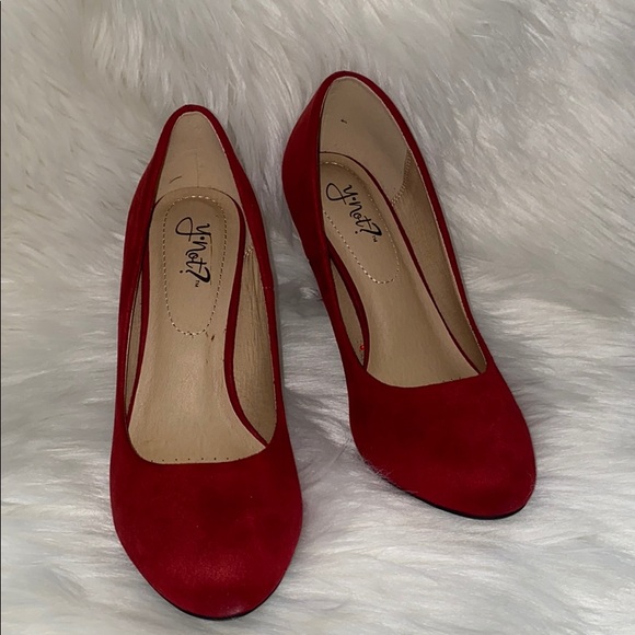 y not | Shoes | New Womens Ynot Roger High Heel Pumps In Cherry | Poshmark